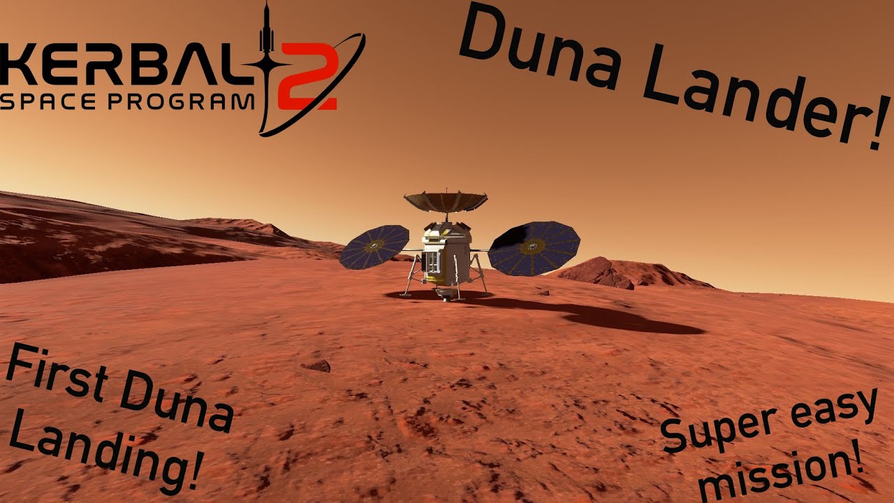 KSP 2 | Easy Duna Lander! - YouTube