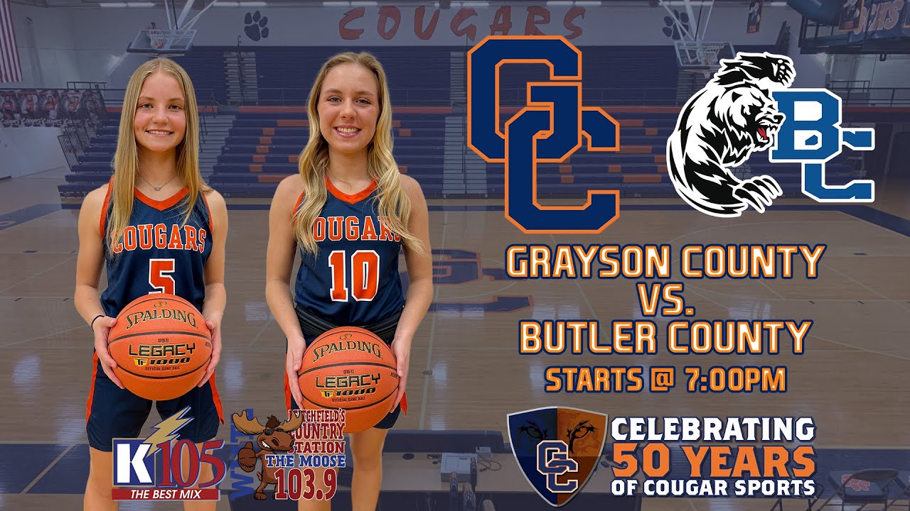 Grayson County Lady Cougar Basketball vs. Butler County (12th District ...