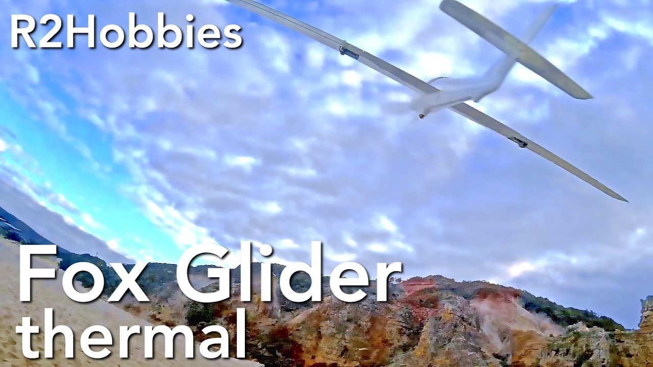 R2Hobbies 1.52m Thermal Fox Glider. Wingtip Washout (At the Beach ...