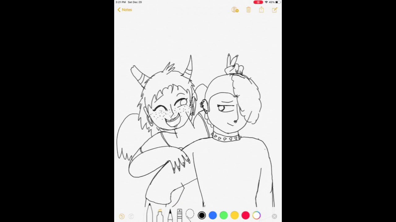 OC Speedpaint (Pixie and Tasha) - YouTube