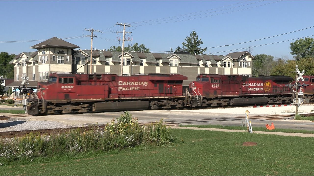 Canadian Pacific Train 247 - Brookfield - YouTube