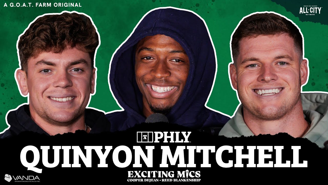 Quinyon Mitchell on Rookie Year, 1st Interception, Quinyonamo Bay ...