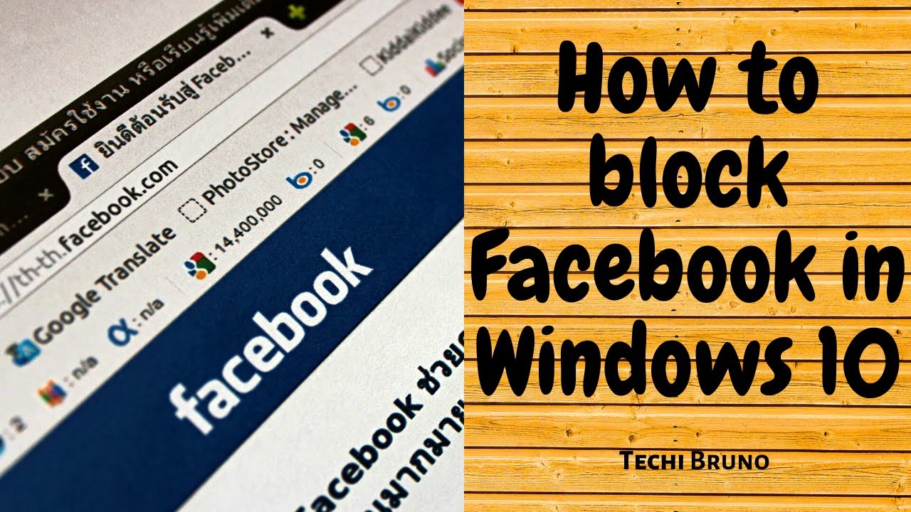 How to block Facebook in Windows 10 - YouTube
