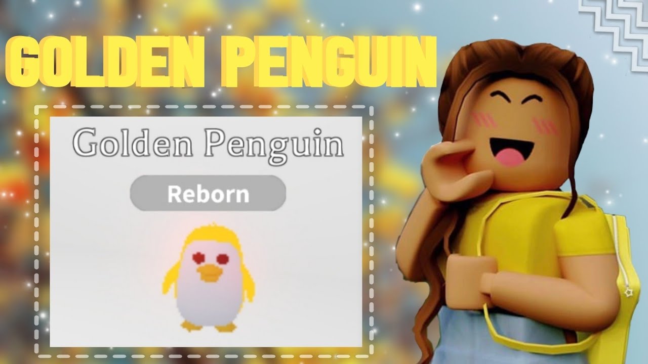 Making a neon golden penguin *Amazing* || Adopt Me - YouTube