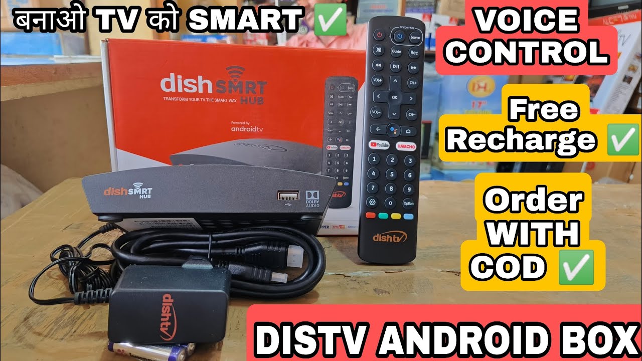 Convert Non - Smart Tv To Smart + Android TV , Dish Smart hub Unboxing ...
