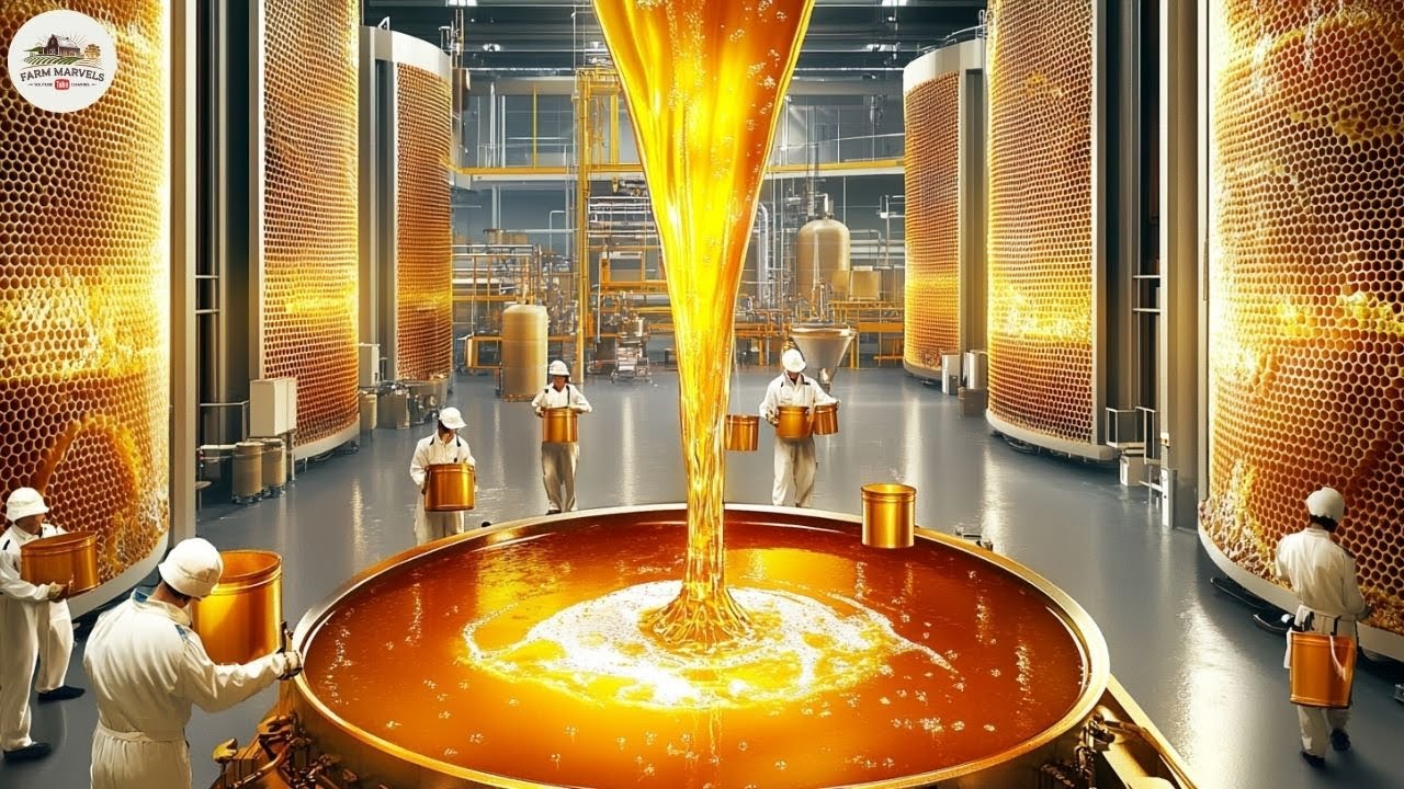How Honey is Made In Factory | Honey Factory Process - YouTube
