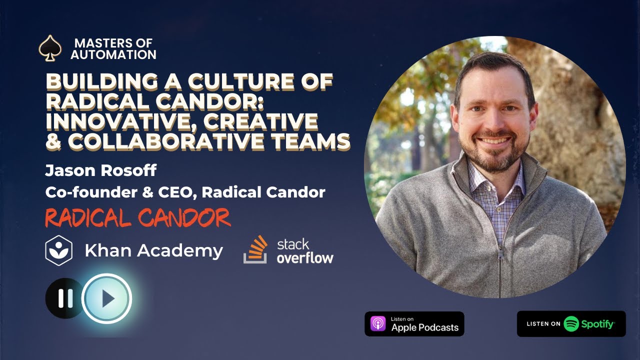 Building A Culture of Radical Candor: Innovative, Creative ...