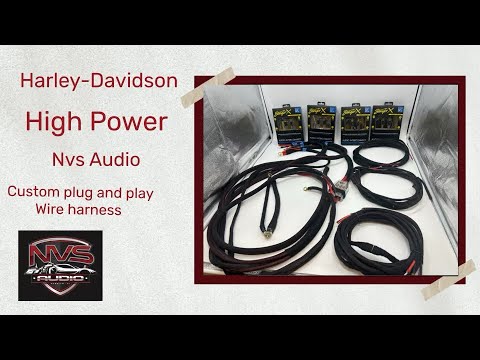 NVS Audio custom high power plug and play wire harnesses . - YouTube