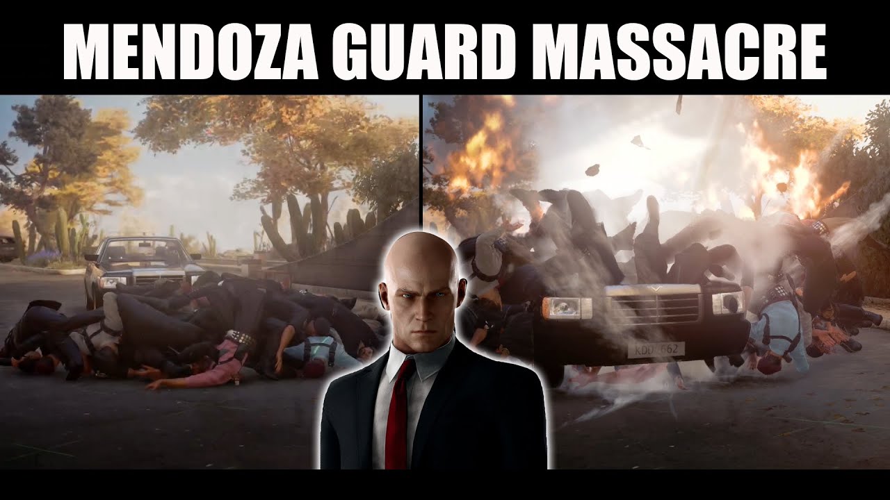 What To Do If You're Bored Playing Hitman // Mendoza Guard Massacre ...