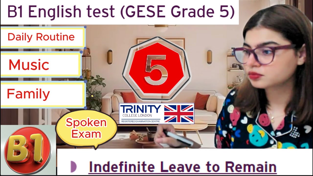 Full Test B1 English test (GESE Grade 5) | SELT British Citizenship ...