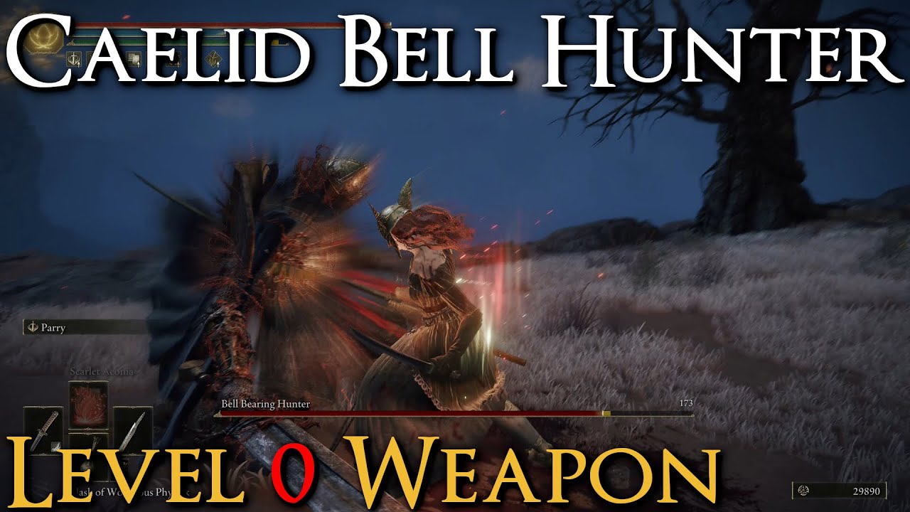 Parrying the Hardest Bell Bearing Hunter in Elden Ring into oblivion ...