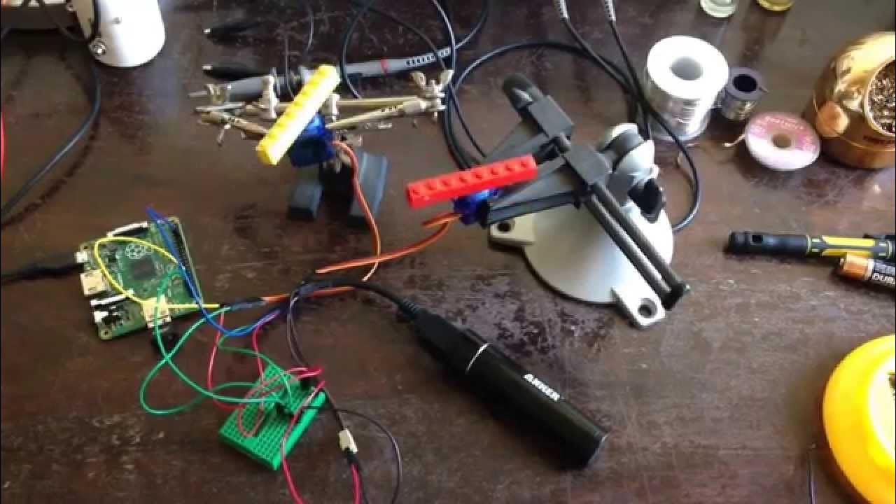 Servo control with hardware PWM on Raspberry Pi Model A+ - YouTube