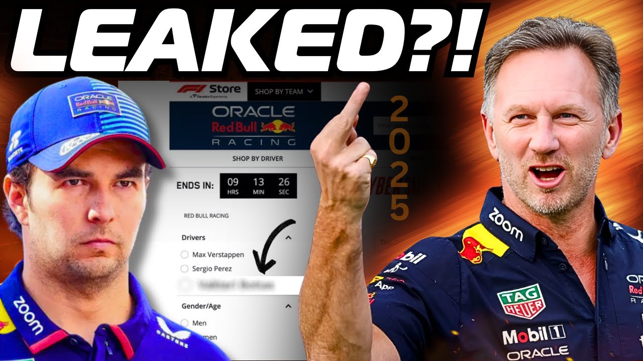 F1 Fans Spot Perez's 'REPLACEMENT' on Official F1 Site! - YouTube