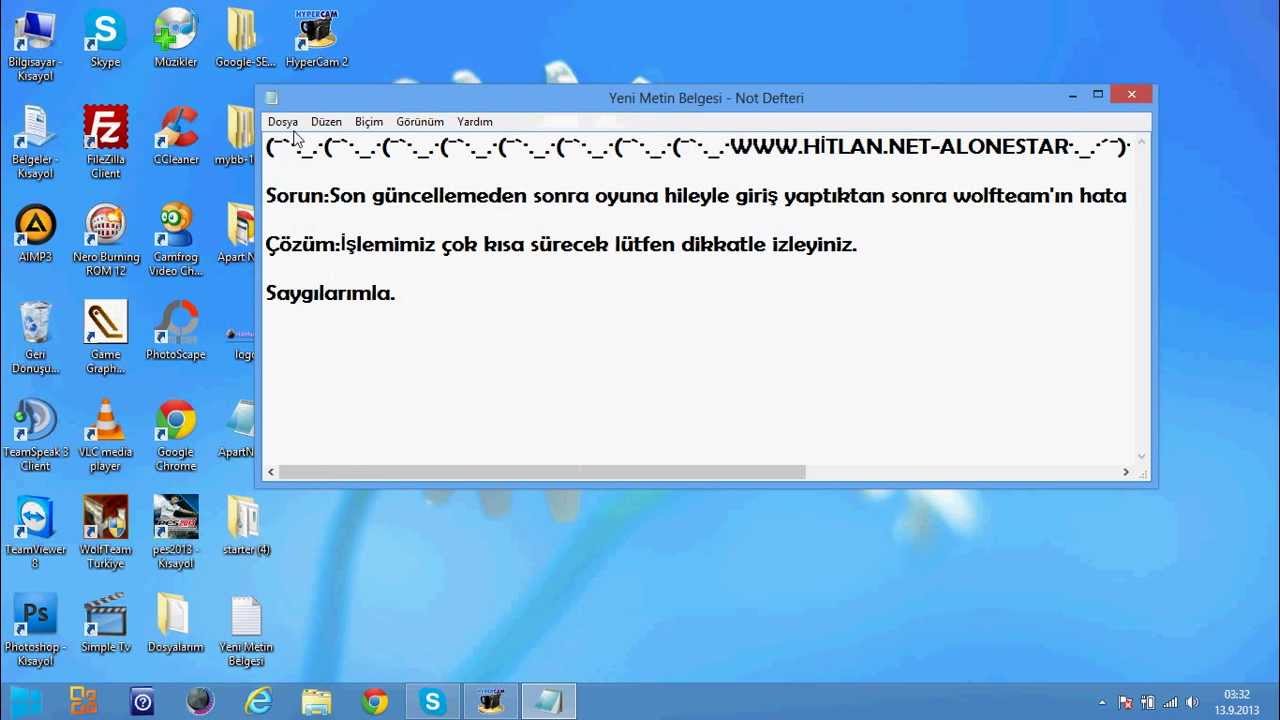 Wolfteam Çalışmayı Durdurdu - WWW.HİTLAN.NET - YouTube