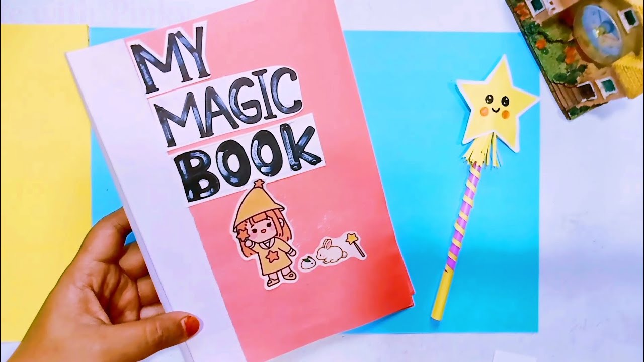 #Createwithpinky My Magic Book #createwithpinky #diy #papercraftideas ...