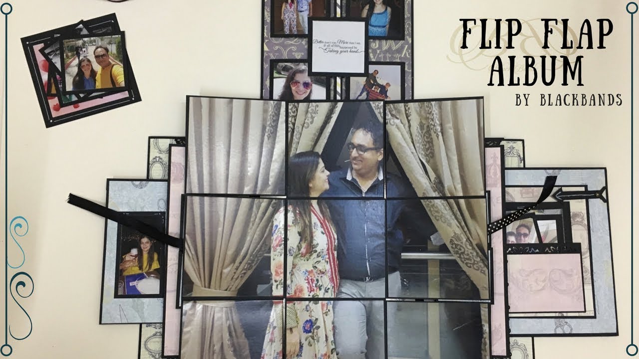 Flip Flap Album | DIY Handmade Card Idea For Wife/ Life Partner ...