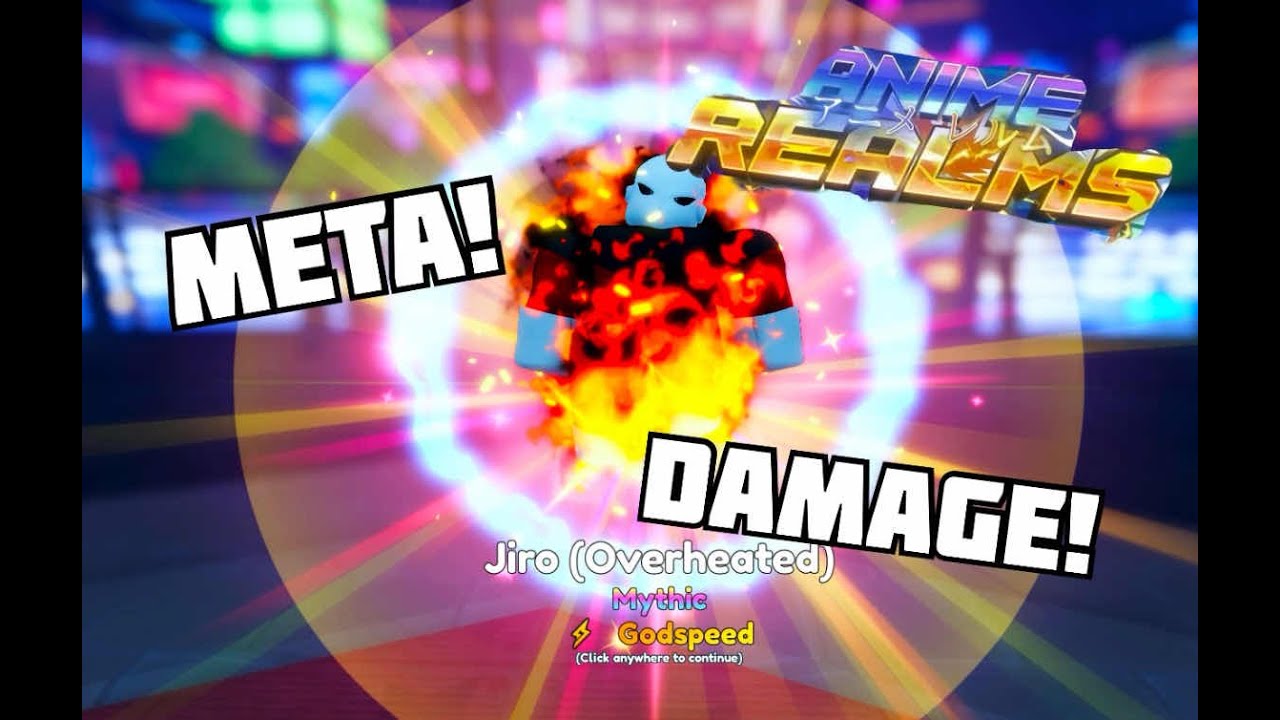 Jiro (Overheated) Evolved Showcase In Anime Realms! - YouTube