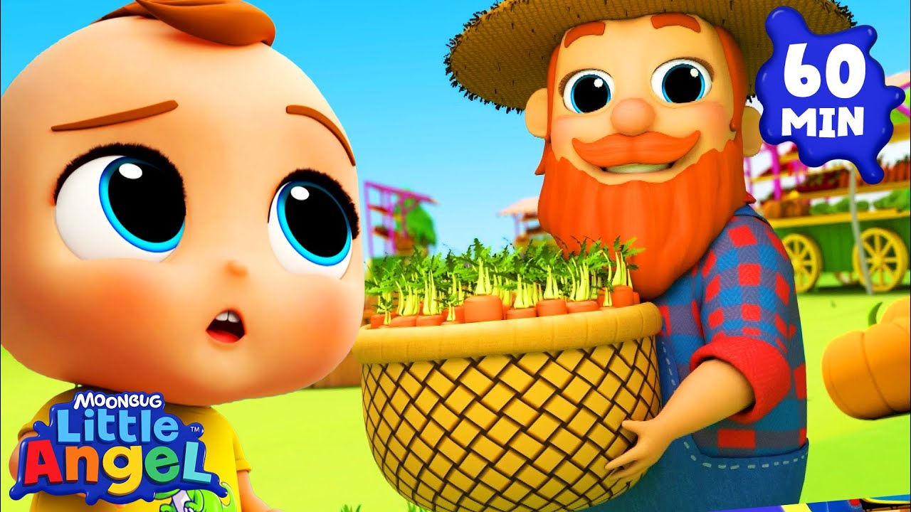 Yum Yum Vegetables | Little Angel | Cartoons for Kids - Explore With Me ...