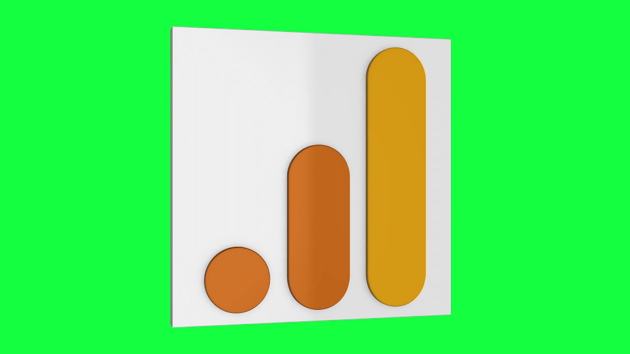 Google Analytics Icon1 Green Screen Logo Loop Chroma Animation - YouTube