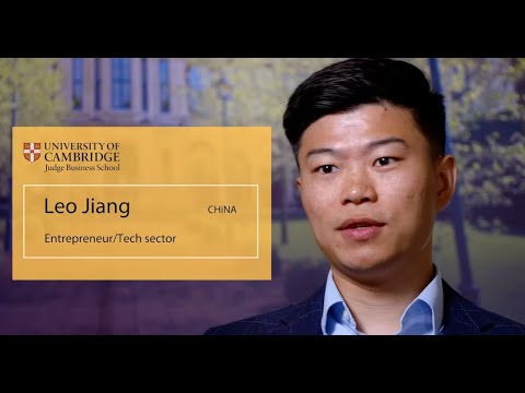 A tech sector career with an MBA from Cambridge - Leo Jiang, China ...