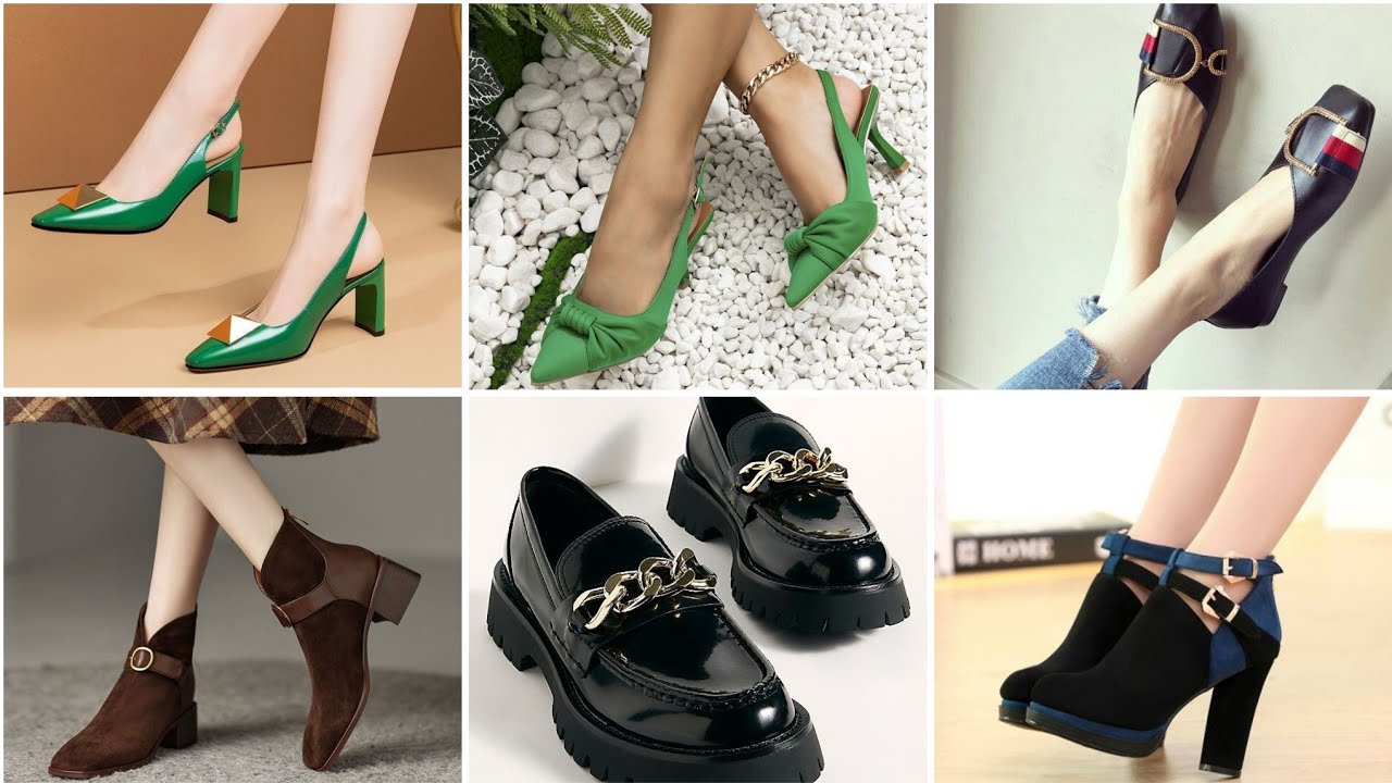 Very stylish pure leather shoes collection for ladies/Beautiful ...