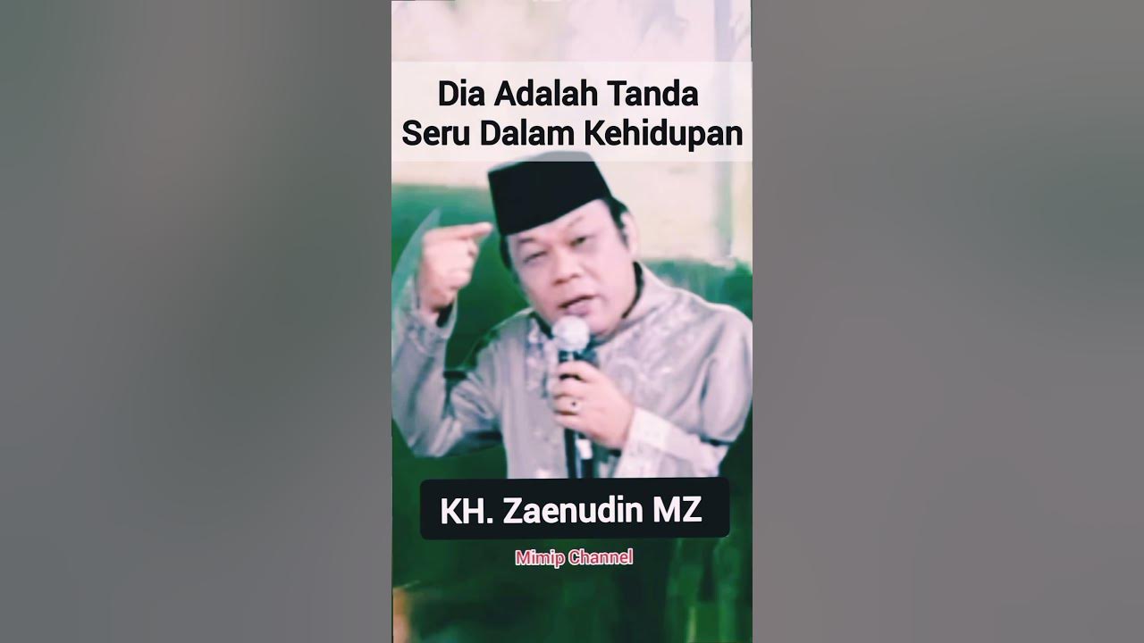Ceramah singkat KH. Zaenudin MZ 003 #khzaenudinmz #ceramahsingkat - YouTube