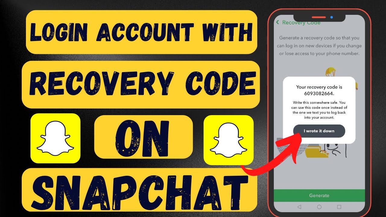 How To Login Snapchat Account With Recovery Code is 2023 - YouTube