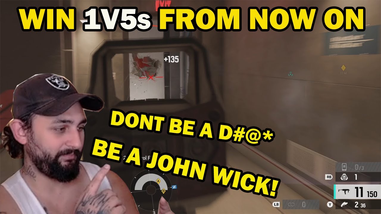 Rainbow Six Siege Tips - How To Win In A 1v5 - YouTube