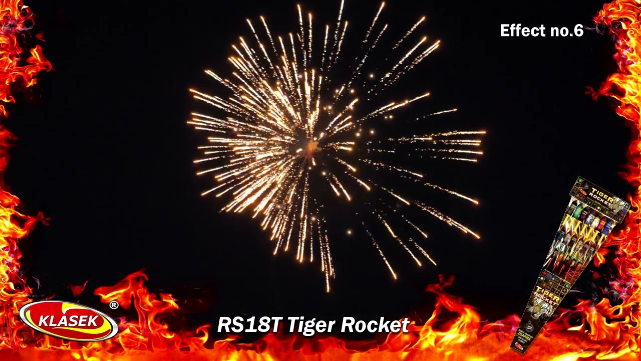 Tiger Rocket Pack from Klasek @Firework Crazy - YouTube