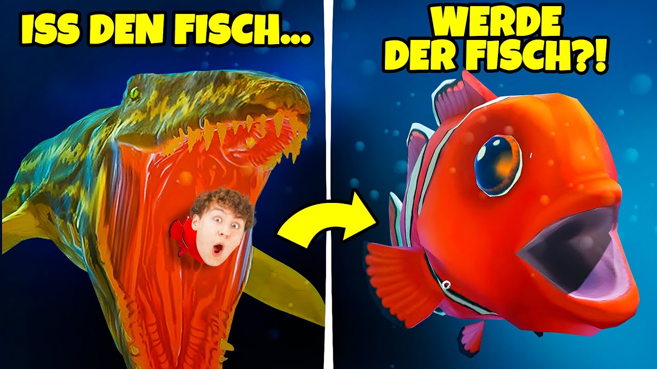 DU BIST WAS DU ISST?! - Fisch Simulator - YouTube