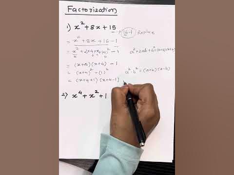 Factorization part 7| Algebraic expressions | Easy to learn Math | Math Tips & Tricks - YouTube