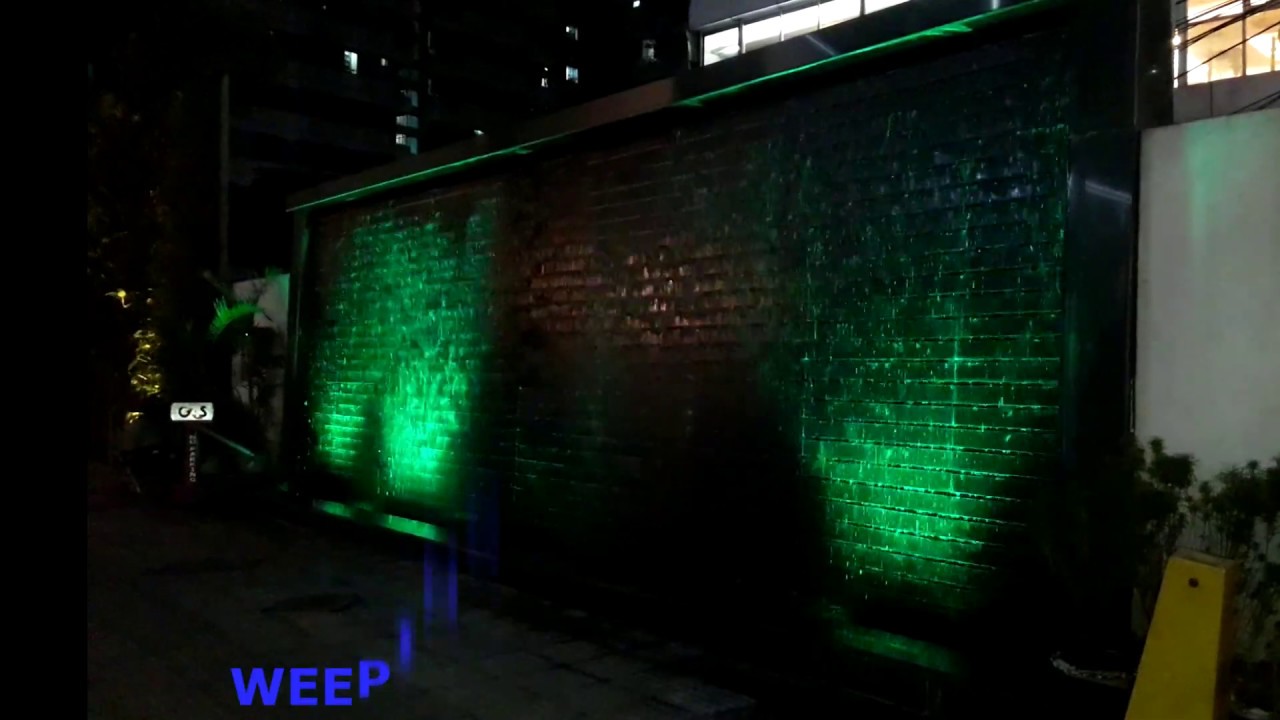 Weeping Wall For Landscape - YouTube