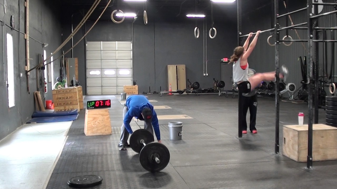 Morgan Iverson 2017 Crossfit 14-15 qualifier workout 2 - YouTube