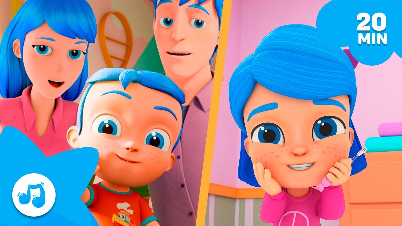 A Day with Blu Family! 💙 MIX 🌈 For Kids | Blu Family - YouTube