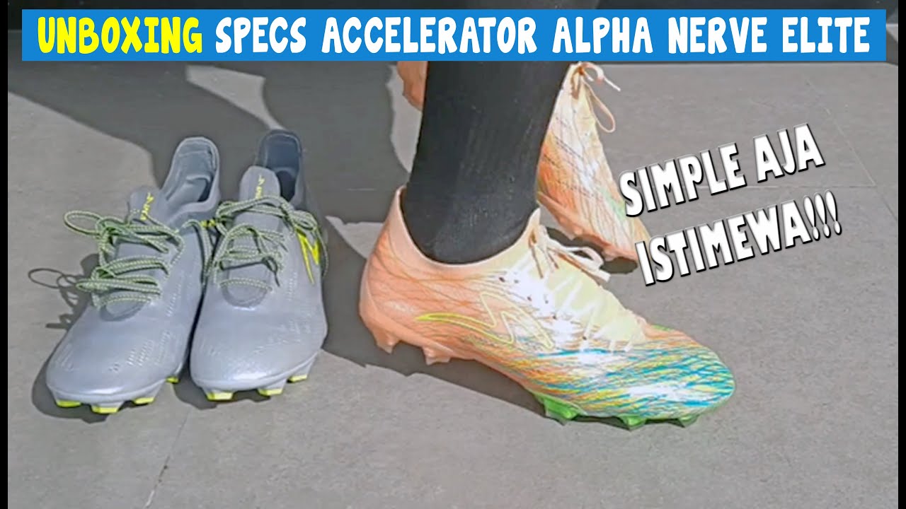 UNBOXING | SPECS ACCELERATOR ALPHA NERVE ELITE FG - YouTube