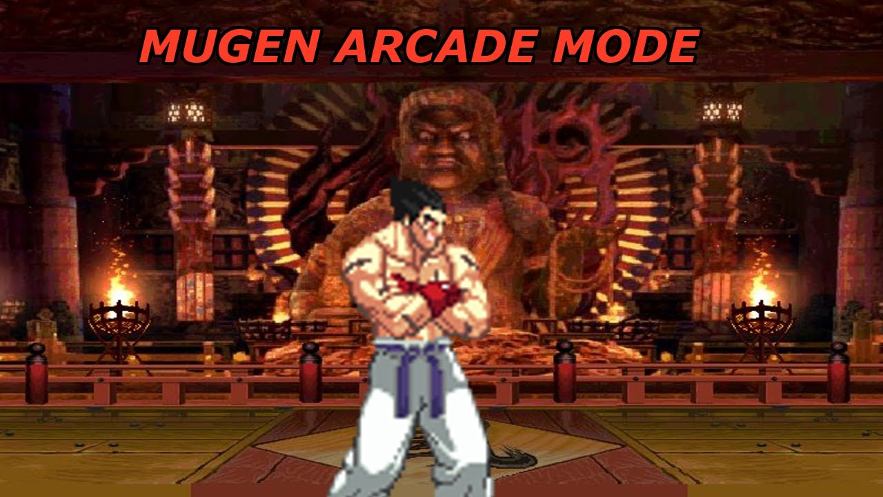 Mugen Arcade Mode with Kazuya Mishima - YouTube