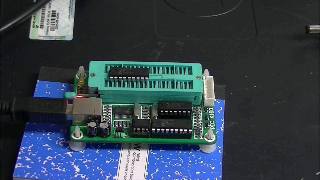 How to Use K150 PIC Programmer - YouTube