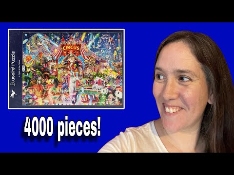 Building a 4000 PIECE puzzle! A Night at the Circus - Part 1 of 2