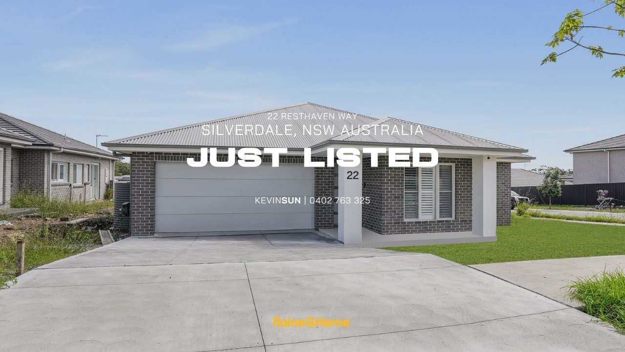 22 Resthaven Way, Silverdale NSW AUSTRALIA - YouTube