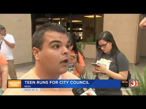 VIDEO: Mesa teen running for City Council