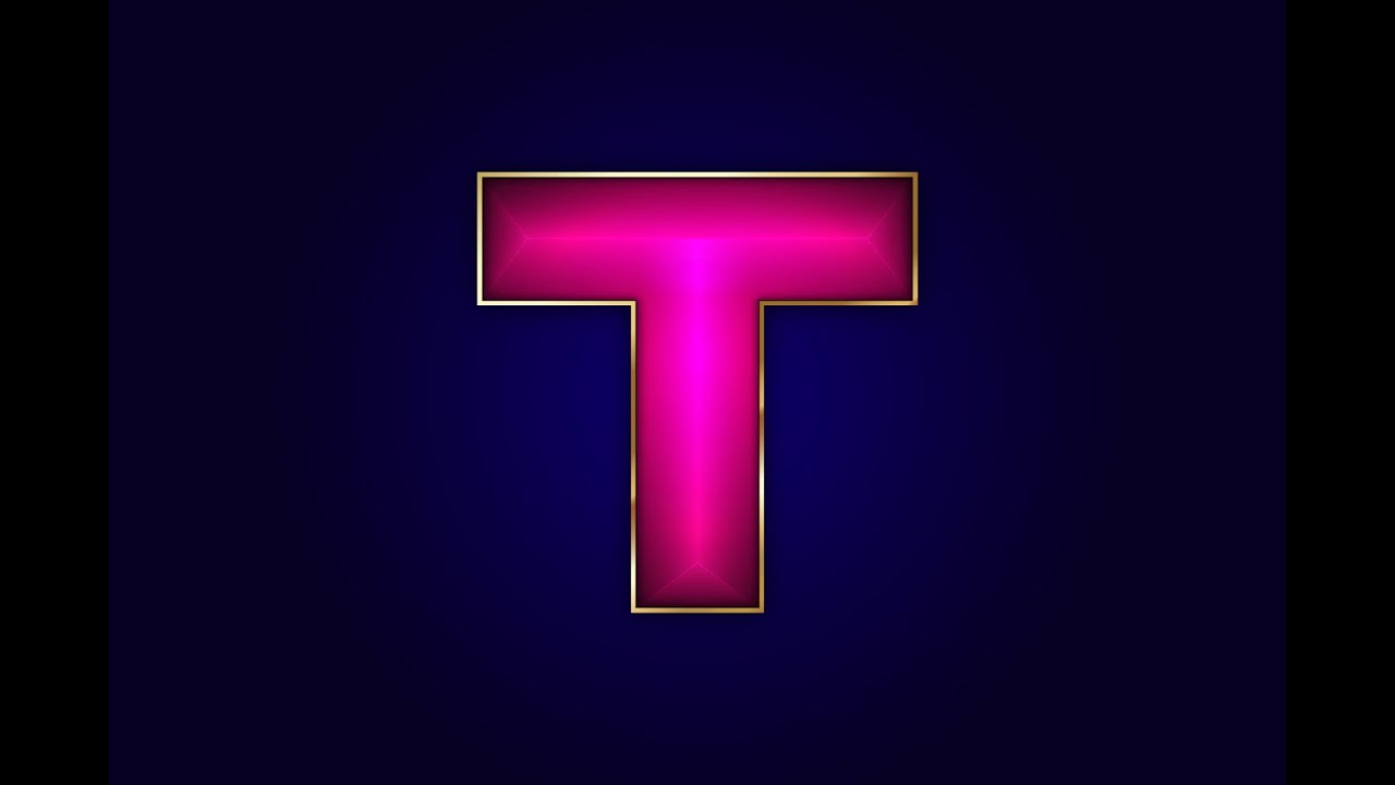 Illustrator Tutorial - Graphic Design - Custom Type ( T ) - YouTube