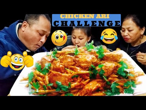 MOUTH WATERING 😋 CHICKEN WITH ARI CHALLENGE😂😂😂 - YouTube