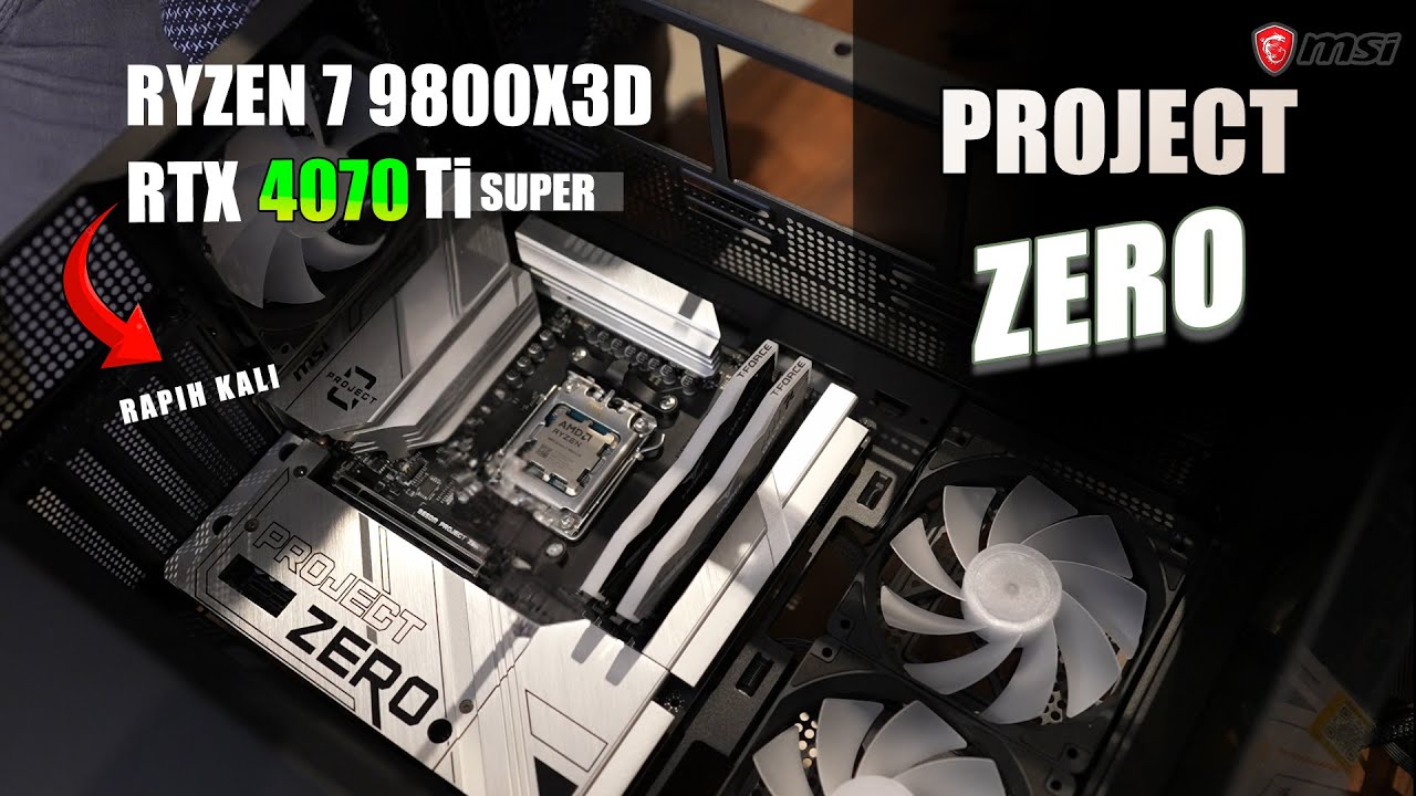 RAKIT PC GAMING 35JUTAAN AMD RYZEN 7 9800X3D + VGA ZOTAC RTX 4070 Ti ...