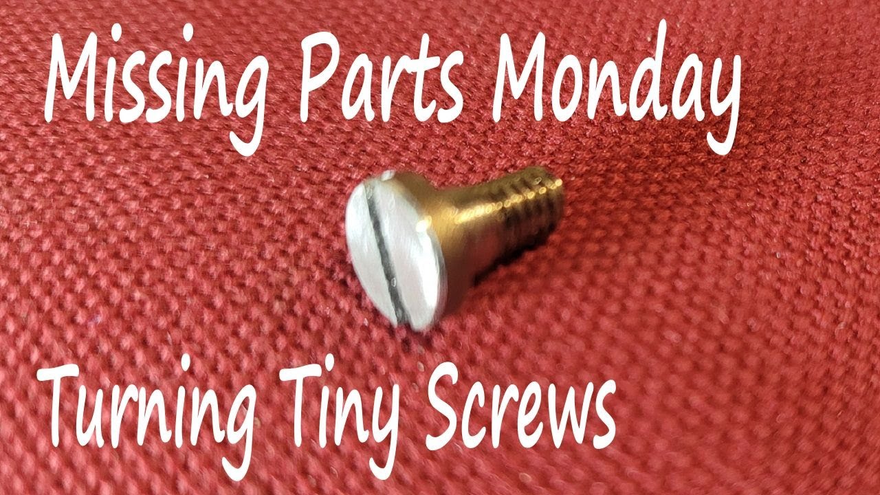 Missing Parts Monday How to Make Custom Screws - YouTube