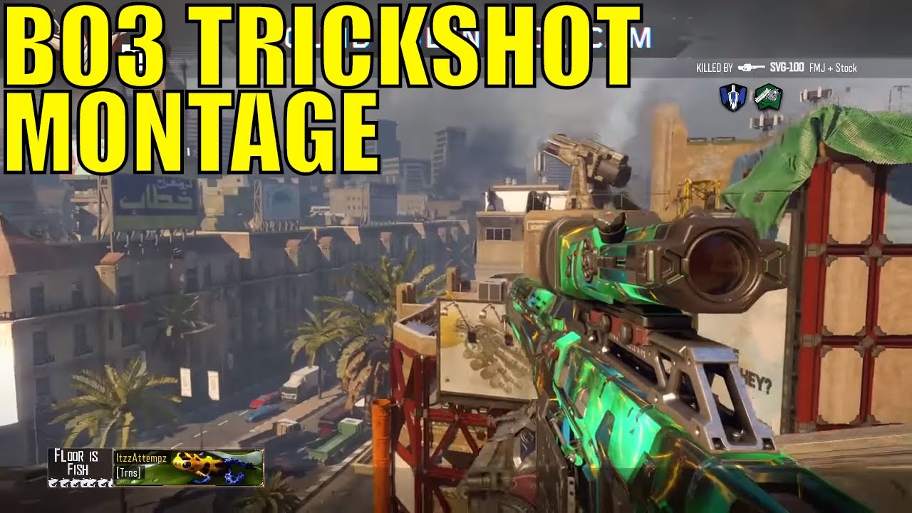 Black Ops 3 TRICKSHOT KILLCAM Montage! (BO3 Trickshotting) - YouTube