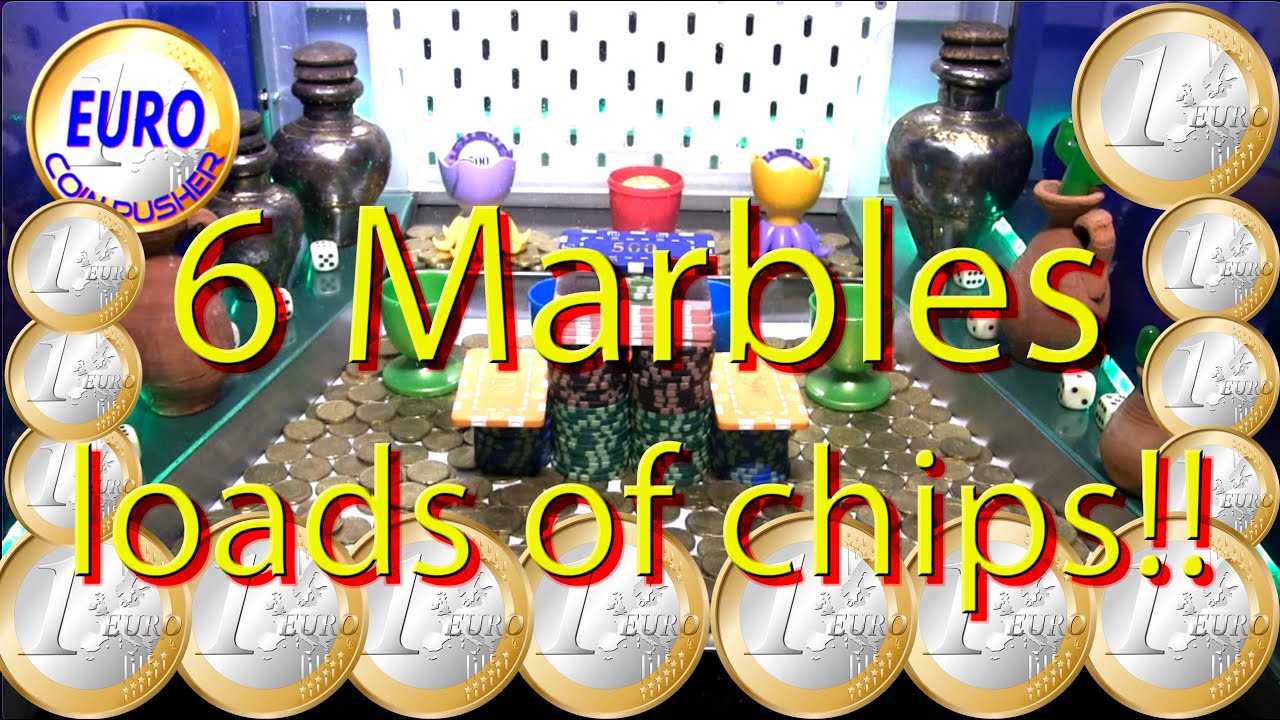 Huge load of chips & 6 Marbles!! - Euro Coin Pusher Episode 282 - YouTube