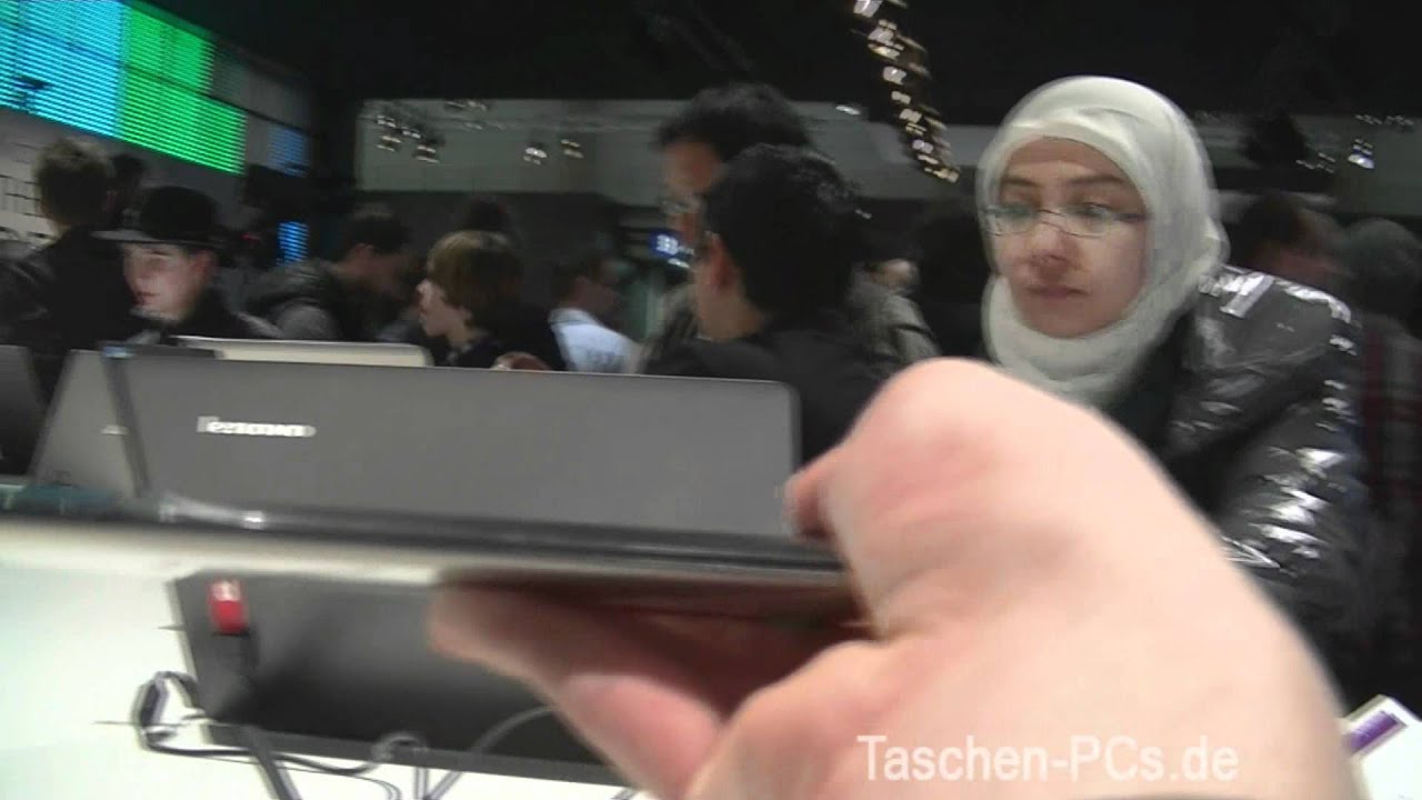 Asus Zenbook auf der CeBit 2012 - YouTube