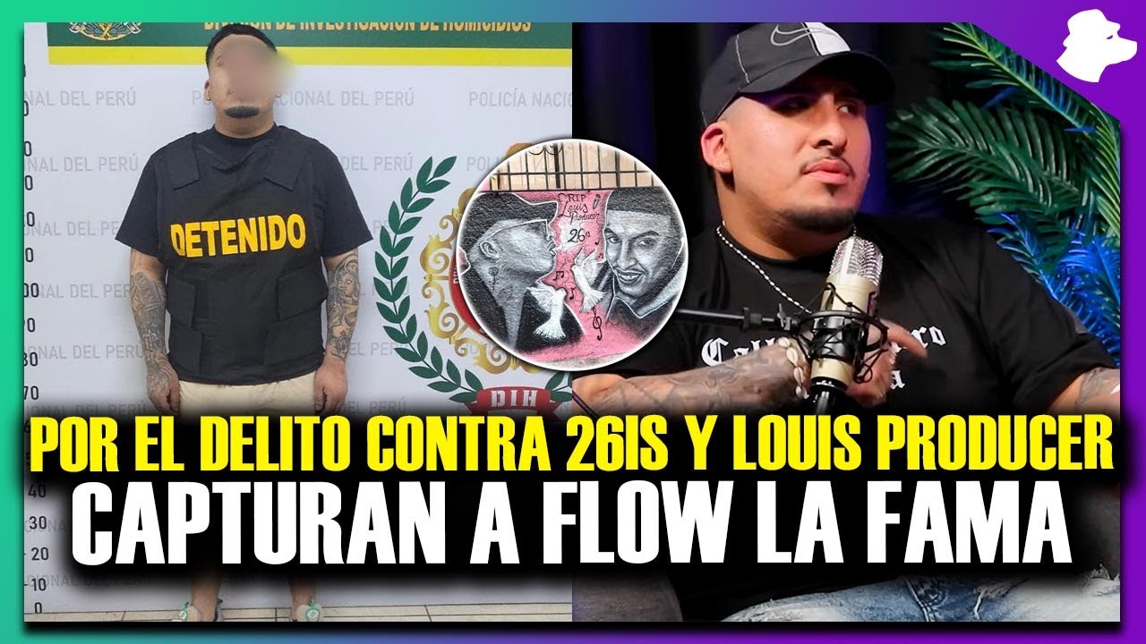 CAPTURAN A FLOW LA FAMA POR LA MU3RT3 DE 26IS Y LOUIS PRODUCER EN VMT ...