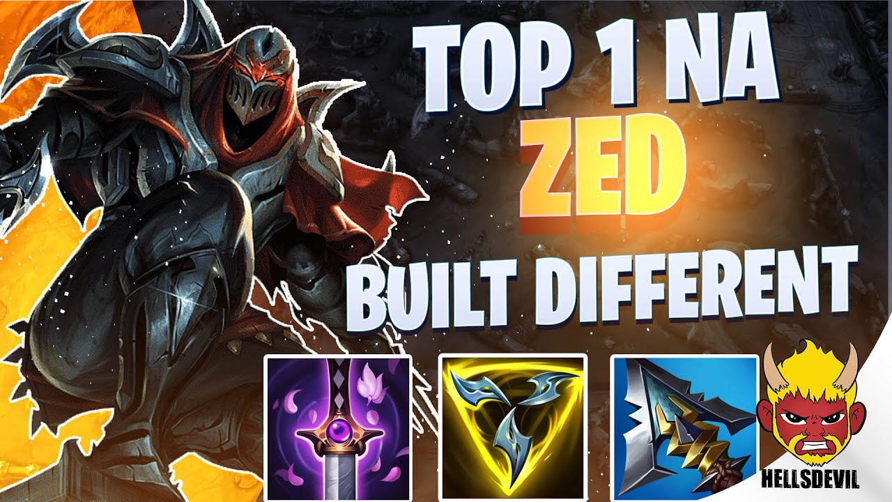 WILD RIFT | Top 1 Zed NA Is Built Different! | Challenger Zed Gameplay ...