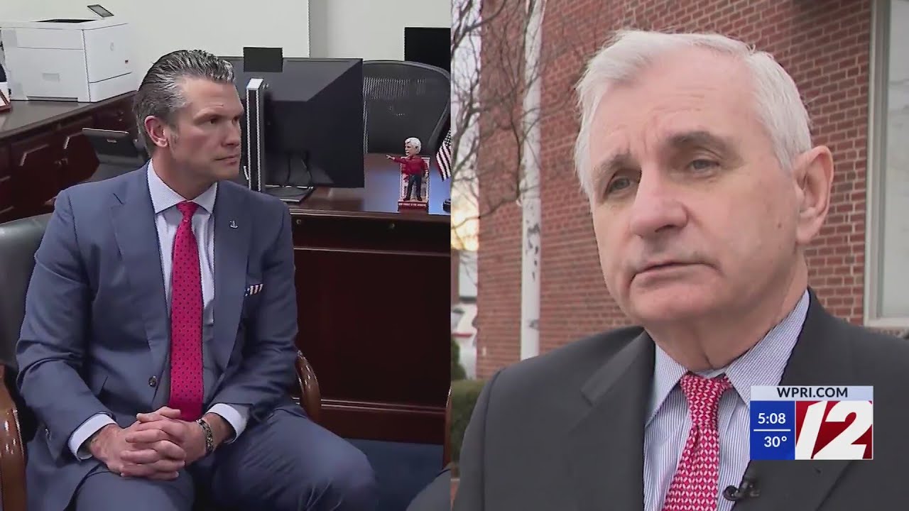 Sen. Reed raises concerns over Trump defense nominee ahead of ...